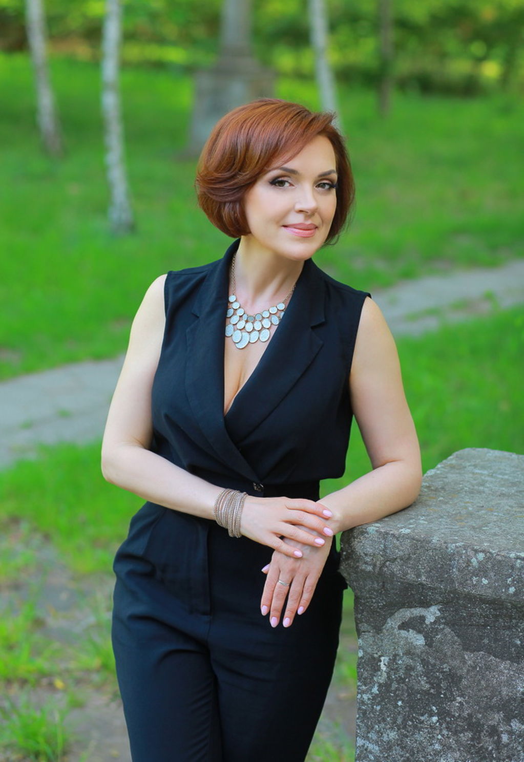 52 y.o. Olga from Odessa, Ukraine - Green eyes, Red Hair - ID 821539 ...